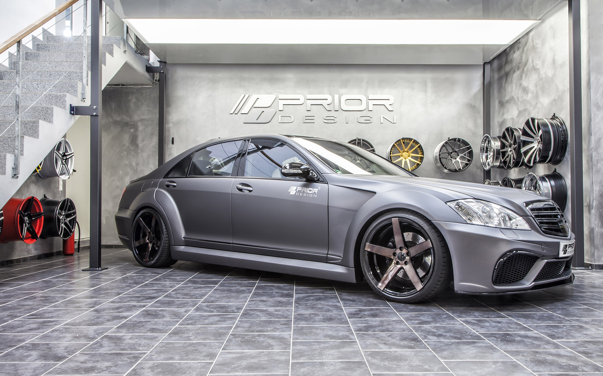 PRIOR-DESIGN Black Edition V3 Widebody Aerodynamic-Kit for MERCEDES S-Class [W221]