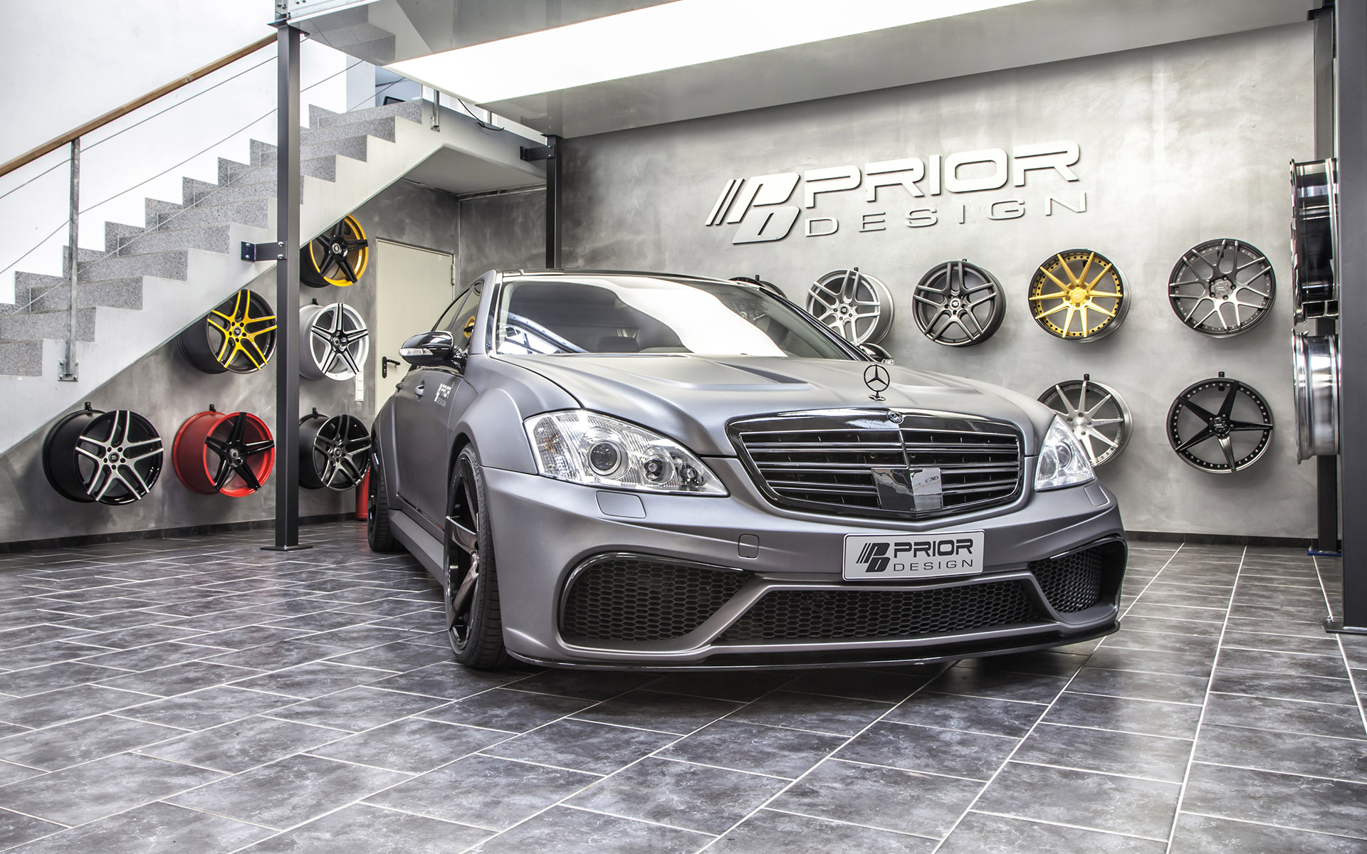 PRIOR-DESIGN Black Edition V3 Widebody Aerodynamic-Kit for MERCEDES S-Class [W221]