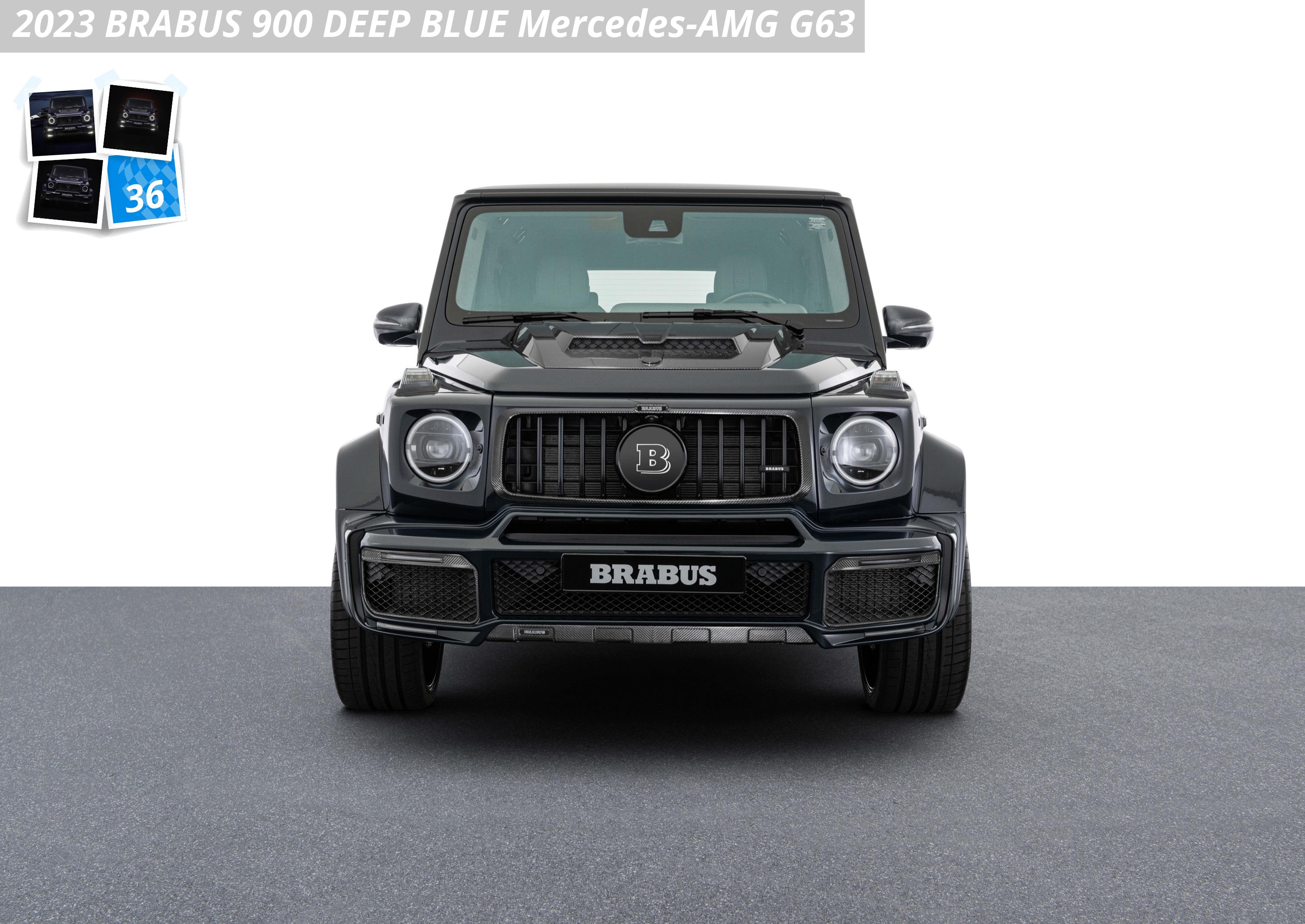 BRABUS 900 DEEP BLUE Mercedes-AMG G63 (2023) - pictures & information